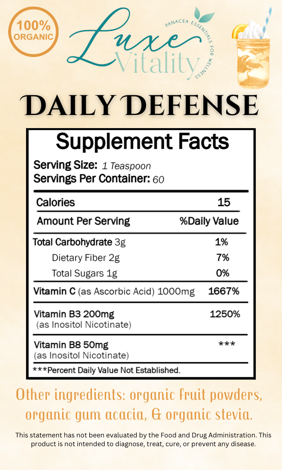 Organic Daily Defense Powder – Luxe Vitality